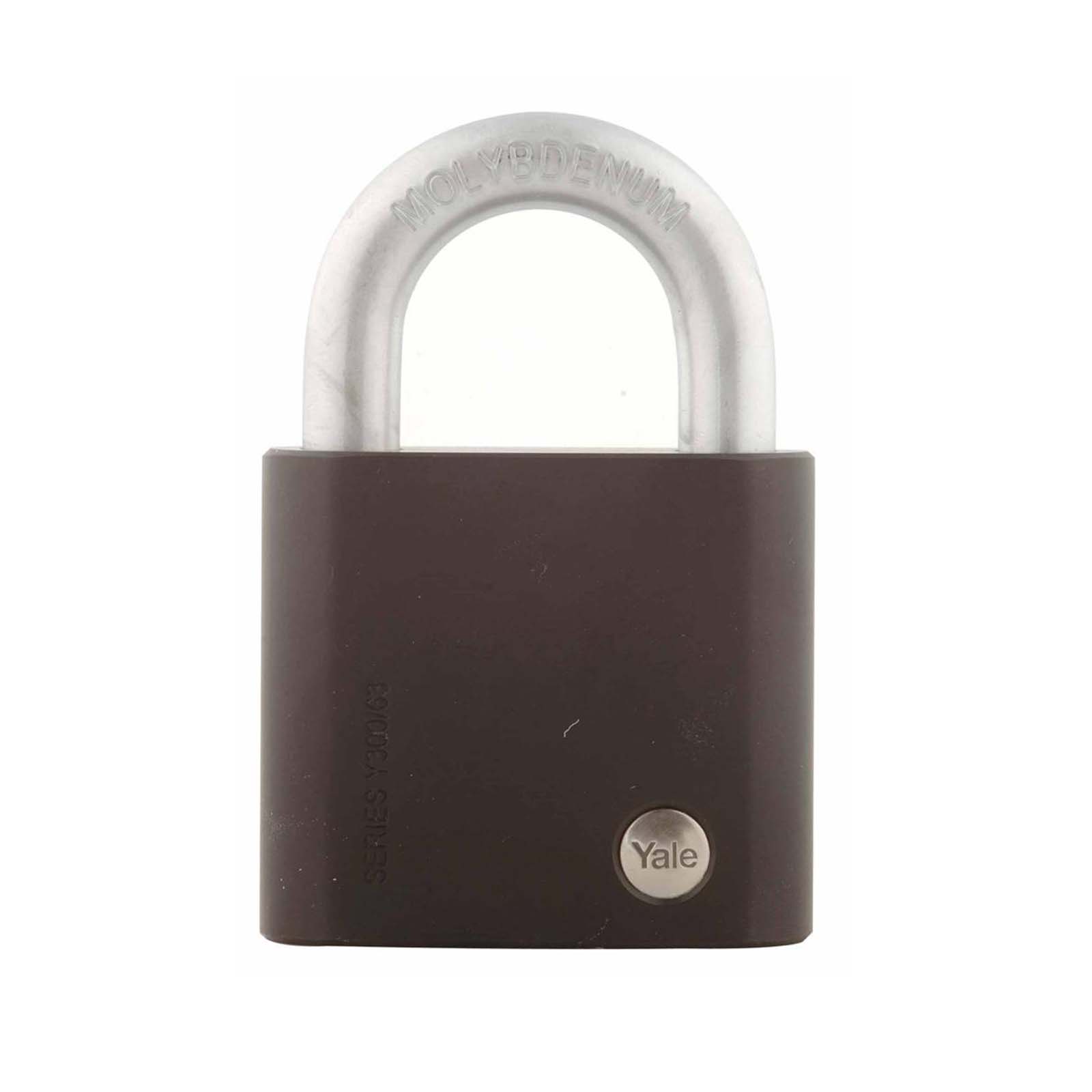 Yale Y300 Steel Padlock with Steel Shackle | Yale