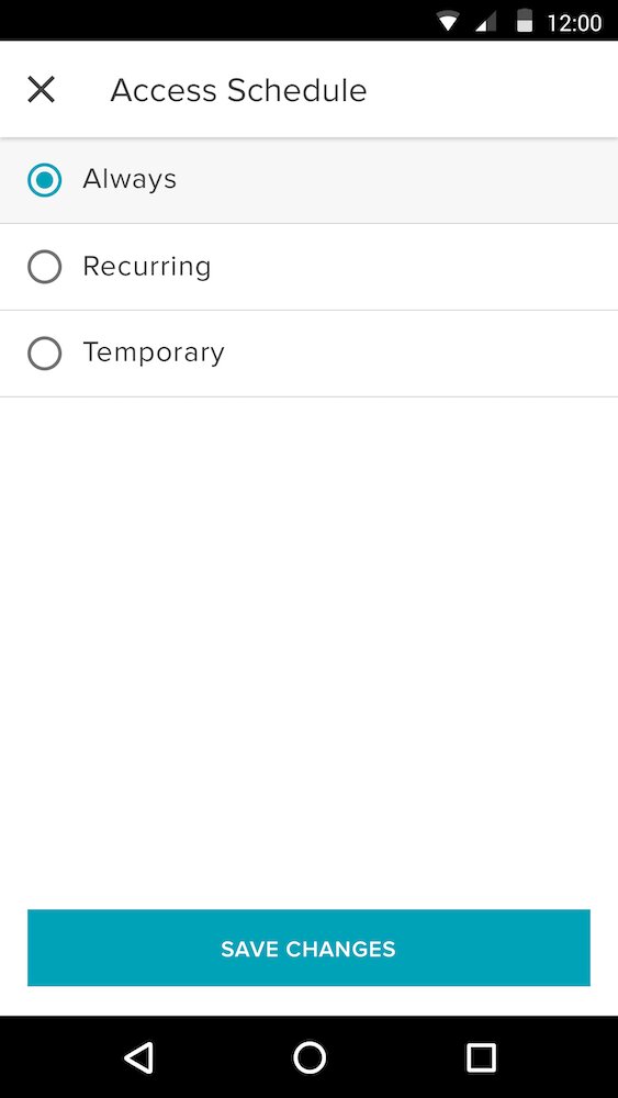 How to Set Access Schedules | Yale