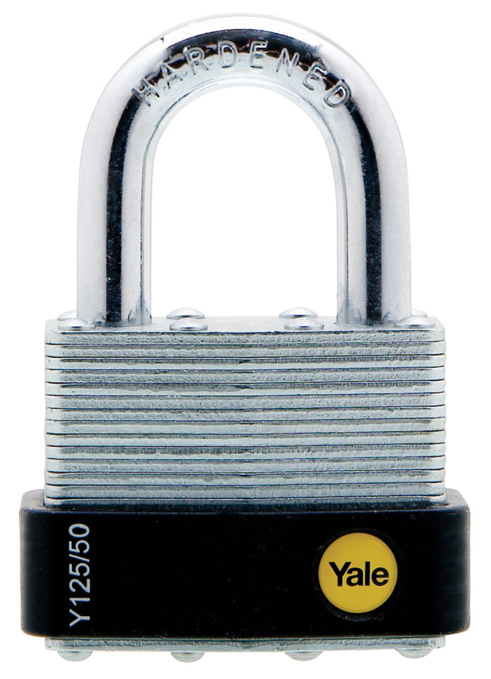 Y125/50/129 - Yale Laminated Steel Series Outdoor Padlocks 50mm | Yale