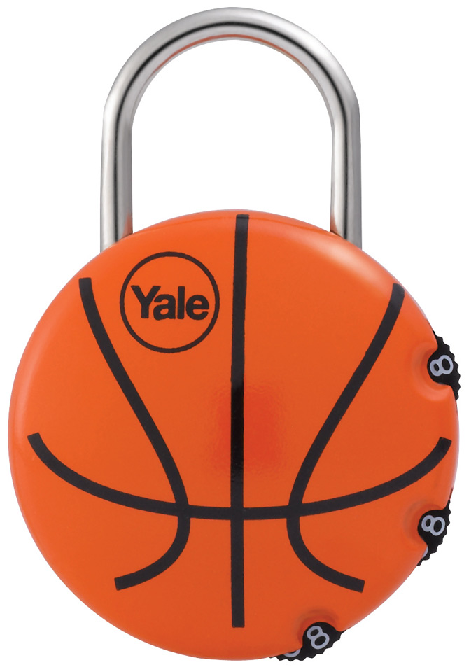 Y-BASKETBALL - Yale Novelty Lock Range Basketball Luggage 3 digit ...